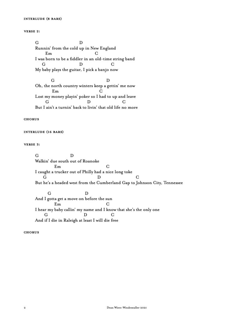 Wagon Wheel – guitar | Riverside Guitar School